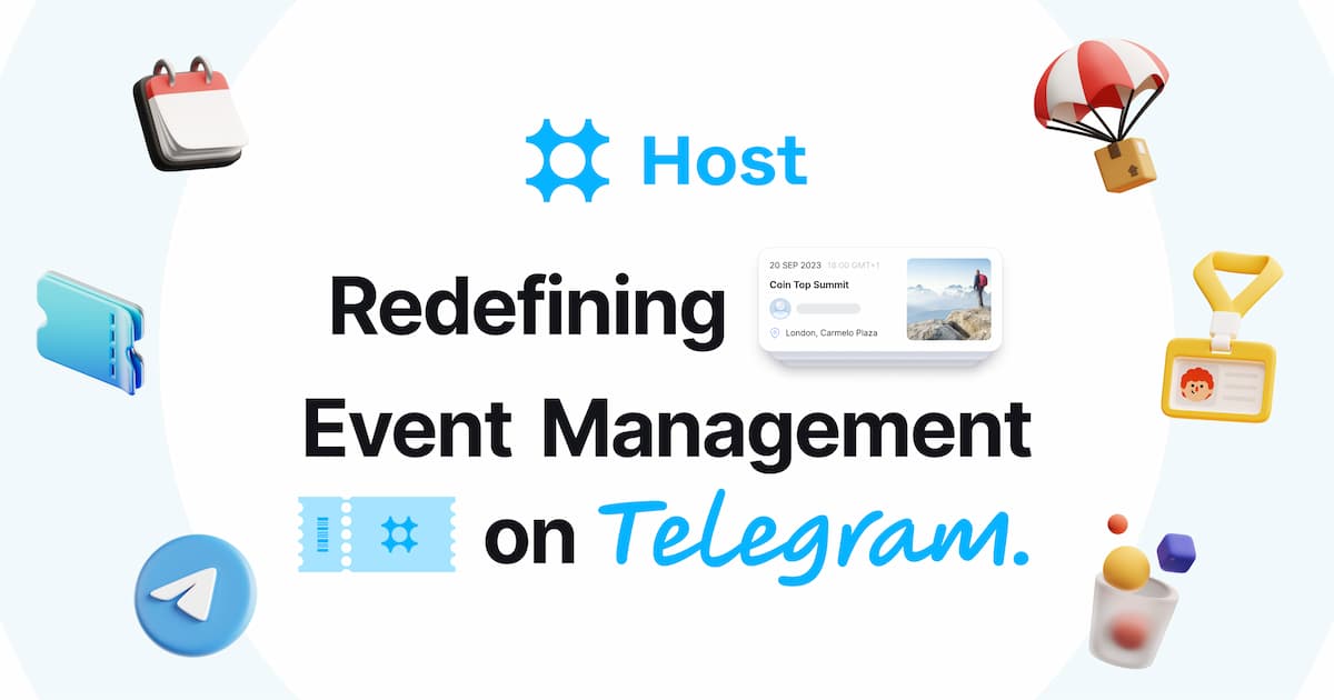 Host™ | Redefining Event Management on Telegram.